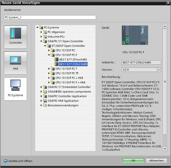 Siemens-SPS mit TIA-Portal – HSHL Mechatronik